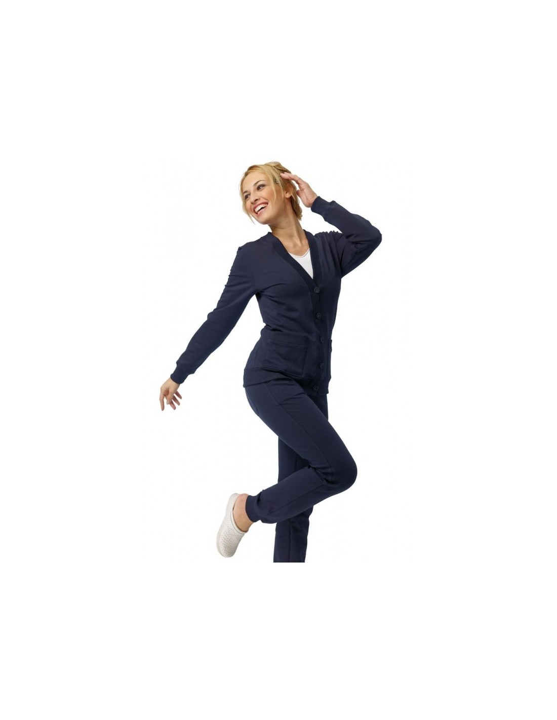 Cardigan de travail médical Cloe Dr. Blue Siggi - 04MG0582/00-0678