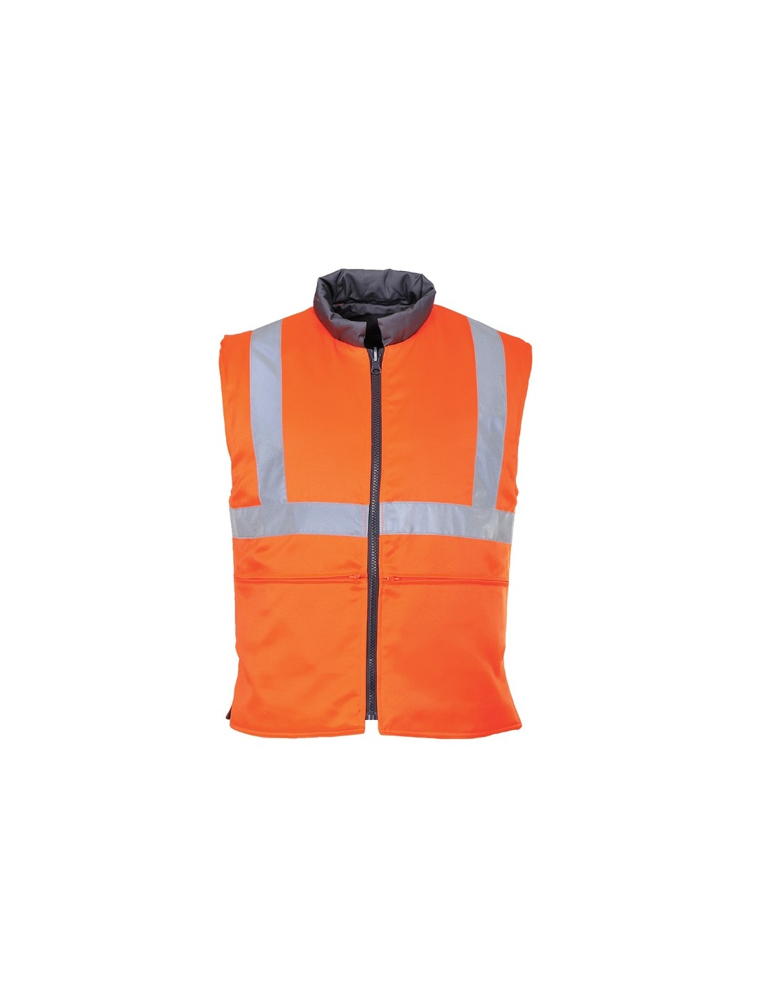 Gilet de travail réversible matelassé RIS haute visibilité Portwest RT44