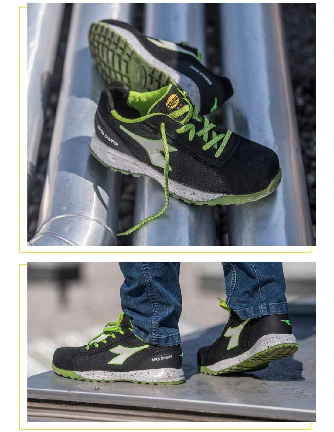 Chaussures de sécurité Diadora - Glove ECO MDS LOW S1P HRO SRC 701.177661