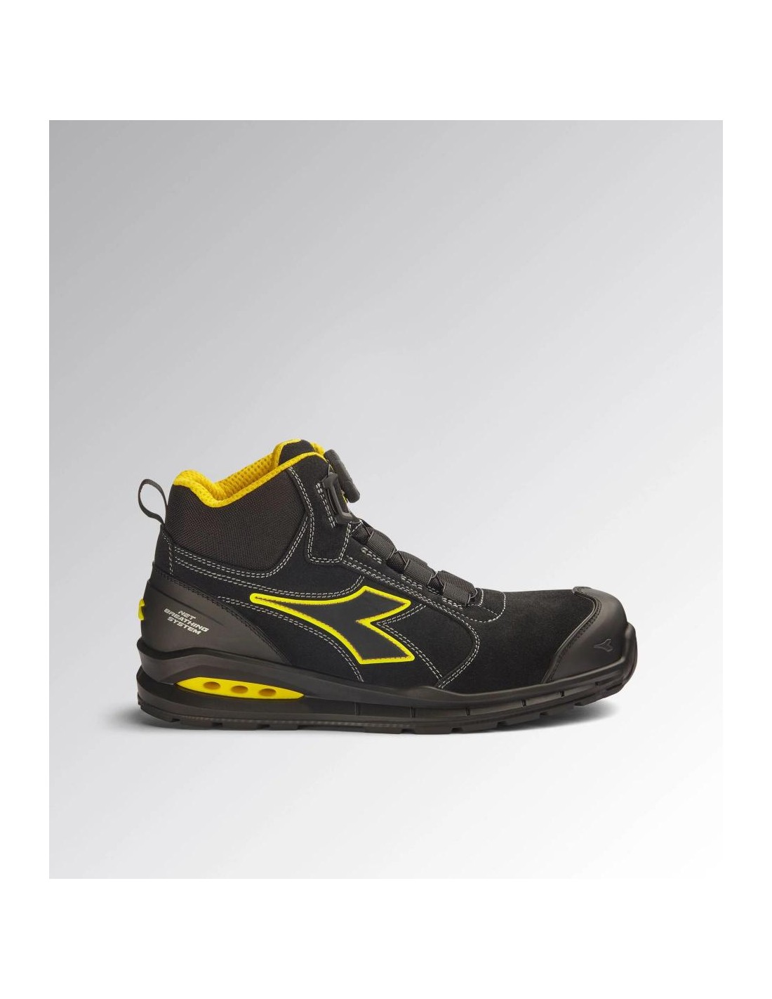 Chaussures de sécurité hautes BOA Diadora Utility Run Net Airbox Master ...